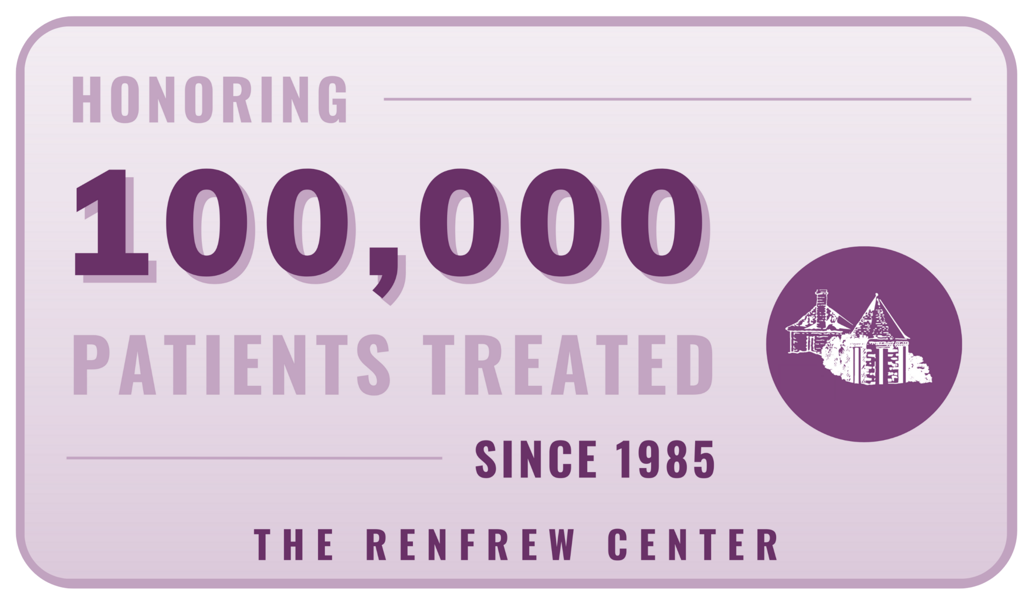 The Renfrew Center Commemorates Milestone - The Renfrew Center