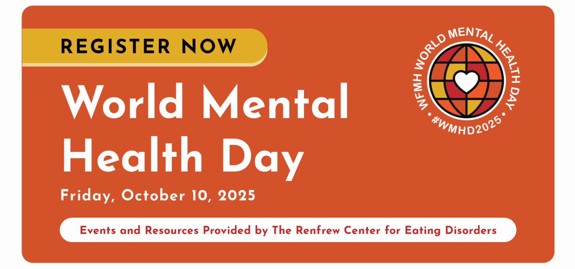 Announcing World Mental Health Day 2025 - The Renfrew Center